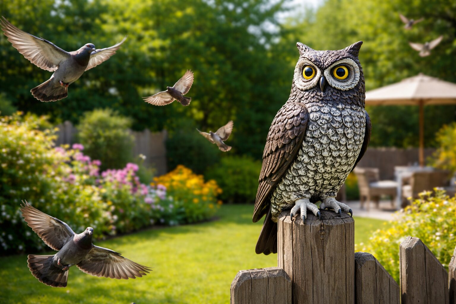 Using A Fake Owl To Scare Birds (And Recommendations)